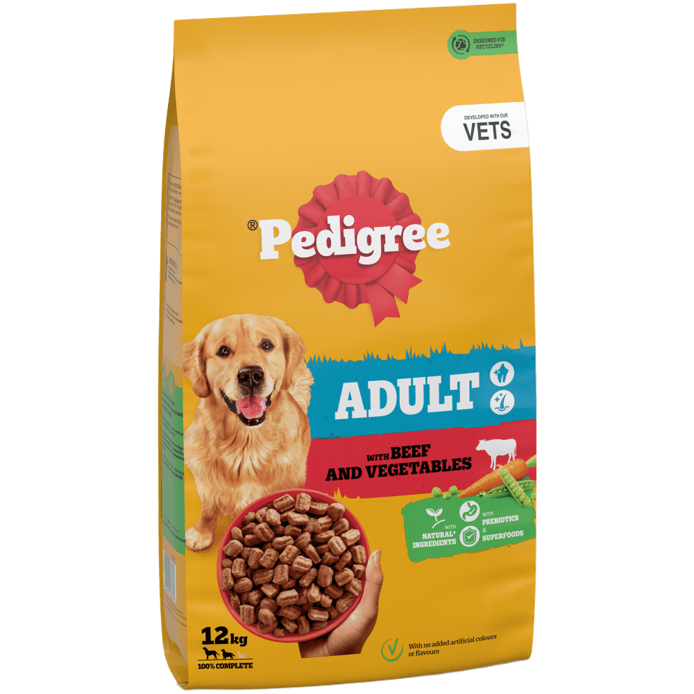 PEDIGREE® COMPLETE™ Adult Dry Dog Food Beef and Vegetables 12kg