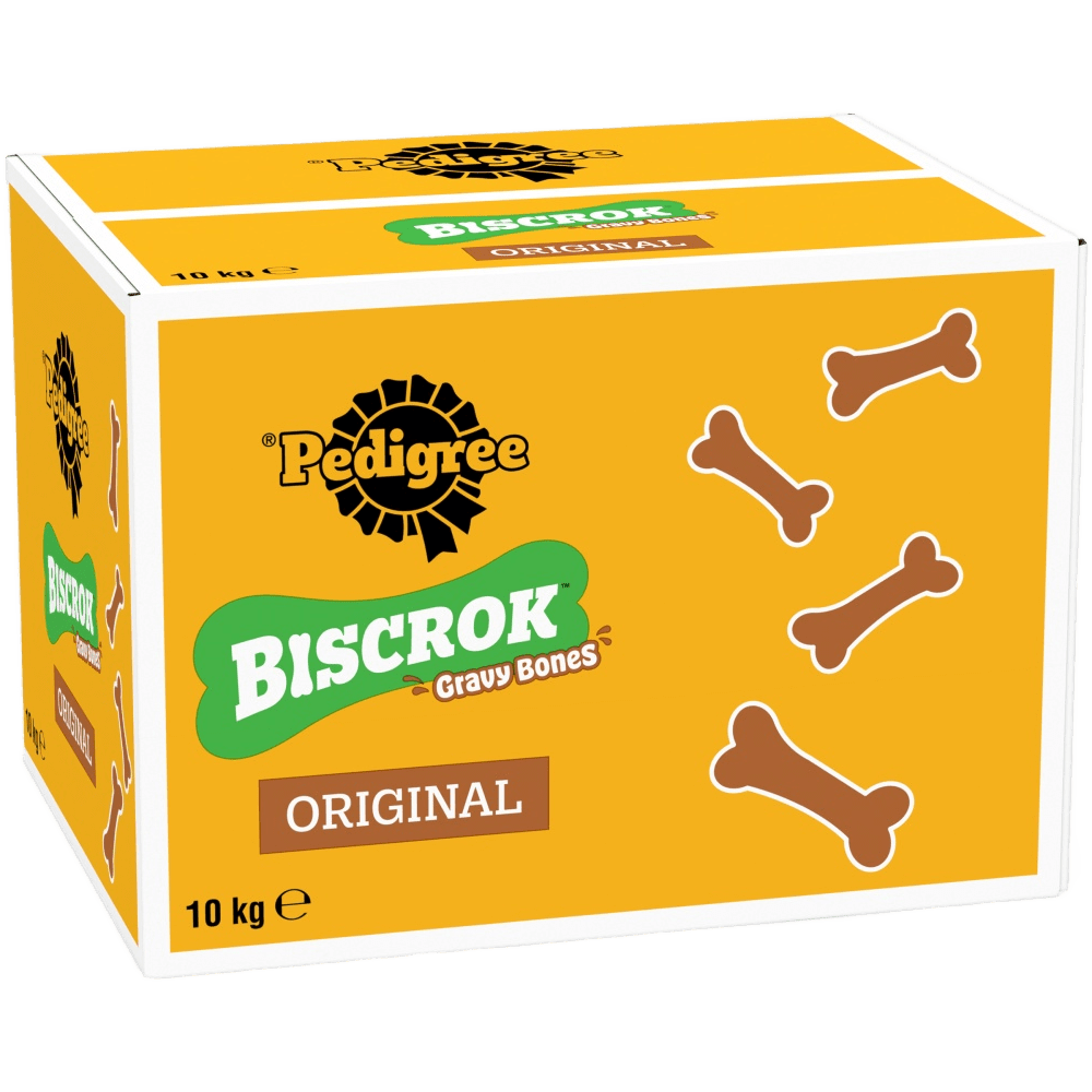 PEDIGREE BISCROK Gravy Bone Biscuits Dog Treats 10kg