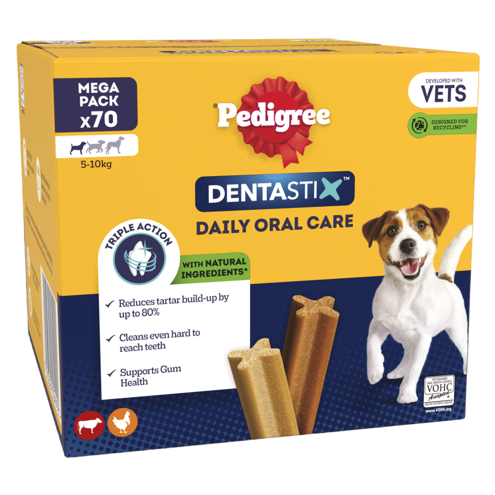PEDIGREE® DENTASTIX™ Daily Dental Chews Small Dog Treat 70 Sticks