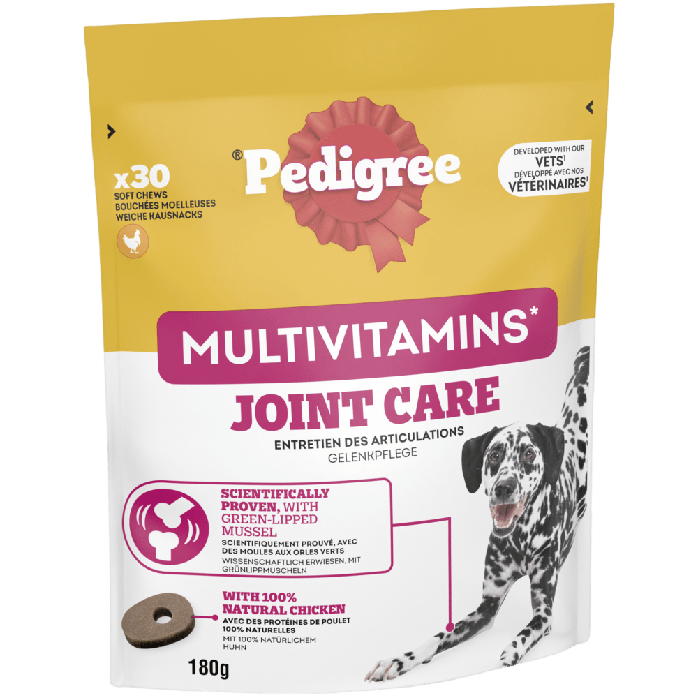 PEDIGREE® Multivitamins Joint Care 30 Soft Dog Chews 180g